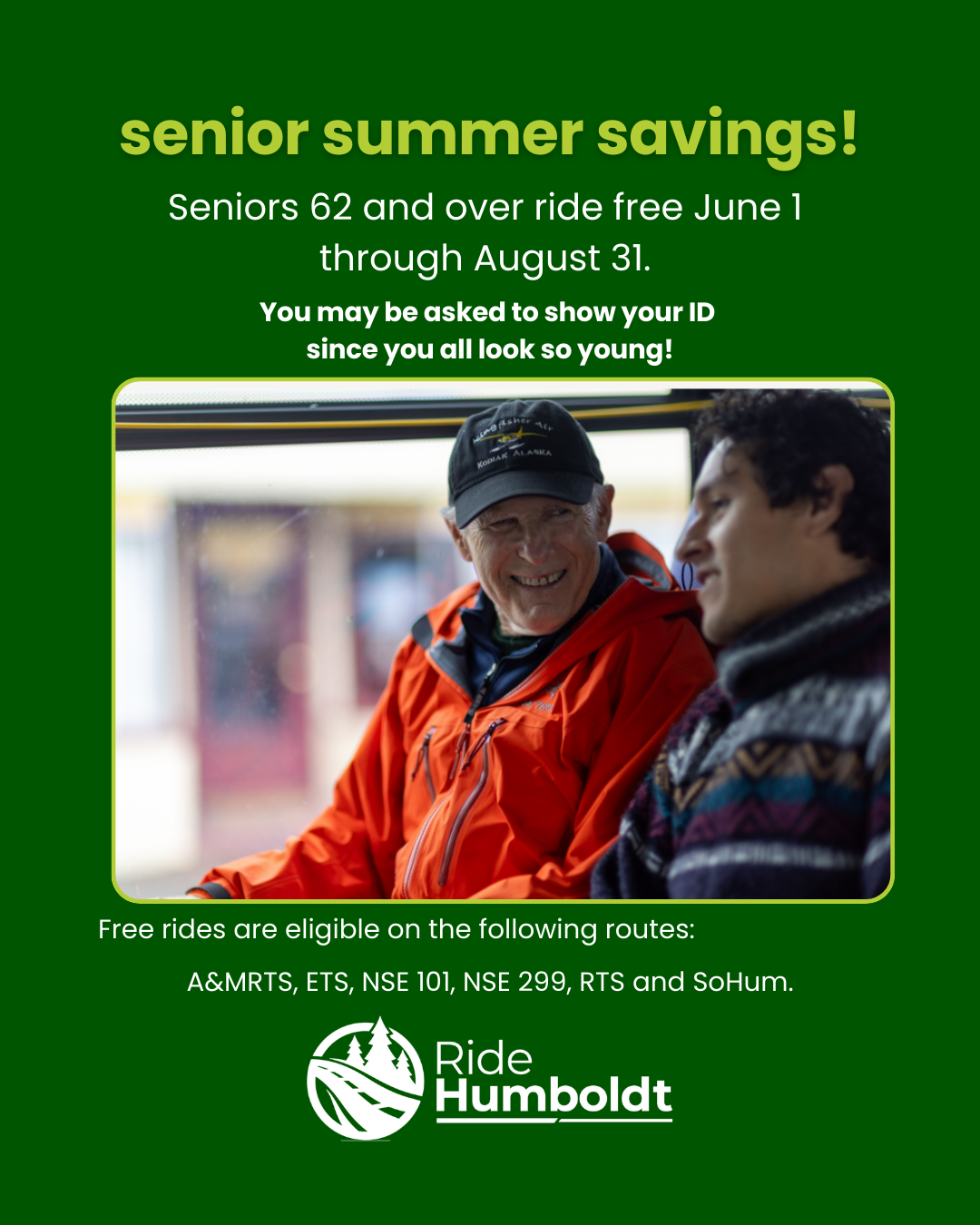 Summer Free Rides Promotion – Humboldt Transit